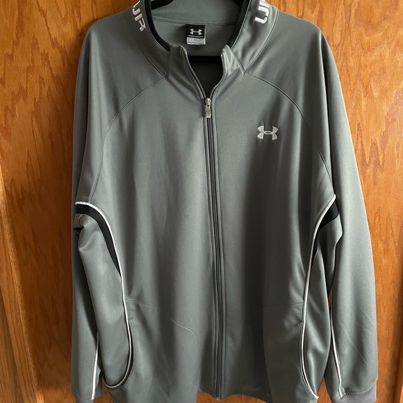 Under Armour | Jackets & Coats | Under Armour Gray And Black Track ...